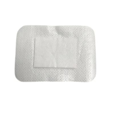 China Nonwoven Adhesive Wound Dressing 4cm x 5cm Silicone Foam for Chronic Wound Care CE FDA for sale
