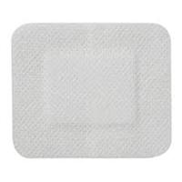 China Adhesive Antimicrobial Foam Dressing Medical Silicone Sheet 4x5cm for Pressure Ulcer for sale