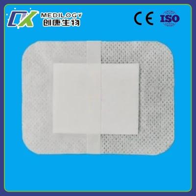 China Medical PU Film Wound Dressing 4cm x 5cm Non-Woven Absorbent Pad with CE FDA for sale