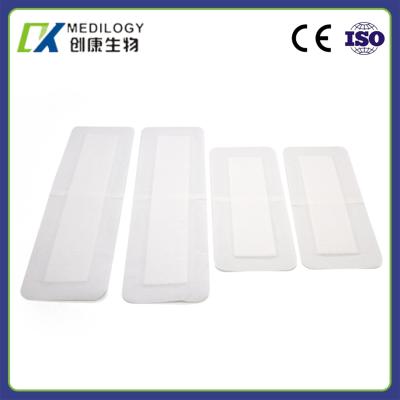 China Hypoallergenic Wound PU Film Dressing Non Woven Medical Surgical Dressing 10x10cm for sale