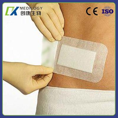 China Bluenjoy Surgical PU Foam Dressing 10x10cm Adhesive Disposable Exudate Absorbing Wound Care for sale