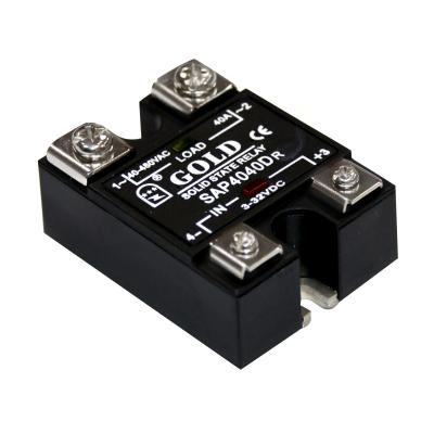 China ISO9001 2000 Single Phase ssr50A Ac Dc Solid State Relay for sale