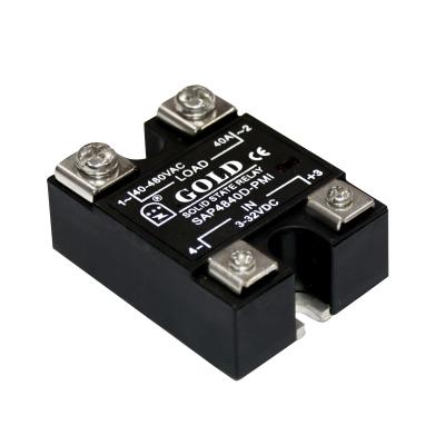 China Electromagnetic  500v μS Off Single Phase SSR 40a for sale