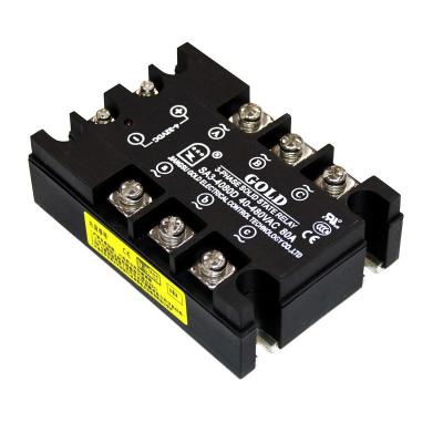 China 2500VAC 3 Phase SSR Relay 24vdc 20a for sale
