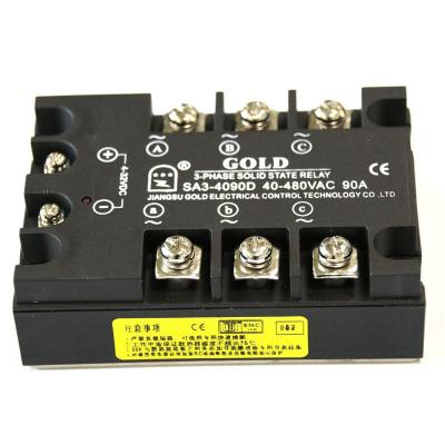 China 3mA Off State Leakage 3 Phase SSR Relay 75a 240v for sale