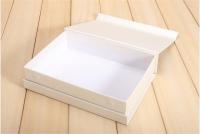 China Creative Magnetic Lid Closed Clamshell Book Box Grey Cardboard For Men'S Underwear for sale