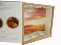 China Foil Stamping Embossing Luxury Wine Box Packaging 4C PMS UV Offset Printing for sale