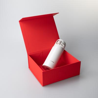 China Clothes Bag Packaging Clamshell Rigid Folding Gift Box Multi Color Hard Thick for sale