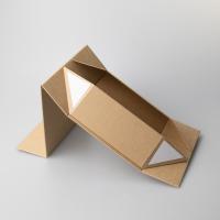 China Clothes Bag Packaging Clamshell Rigid Folding Gift Box Multi Color Hard Thick for sale