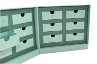 China Cardboard Rigid Gift Packaging Advent Calendar Box With 12 Drawers for sale