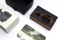 China Consumer Retail Electronic Packaging Box With PET Hangtag Corrugated Paper Insert for sale