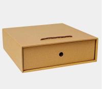 China ECO Friendly Recyclable Kraft Corrugated Gift Box For Fruit Packaging No Printing for sale