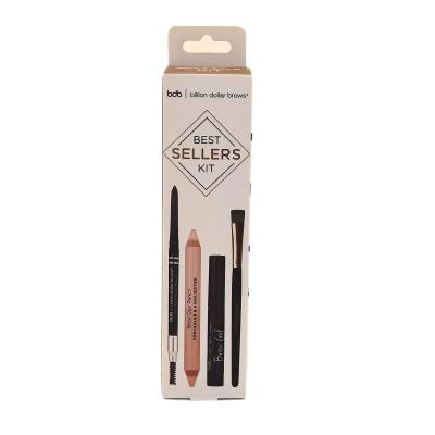 China 350g 400g C1S Cosmetic Packing Box , Eyebrow Pencil Box With Hangtag for sale