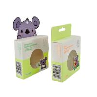 China Folded Box With Window , Health care packaging box With Paper Hangtag OEM ODM for sale