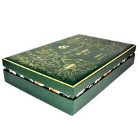 China Embossing Rigid Paper Gift Box Gold Foil Stamping CMYK Colour for sale