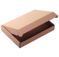 China Sustainable Kraft Corrugated Box , Recyclable Shipping Packaging  Silk Screen Water Base Printing for sale