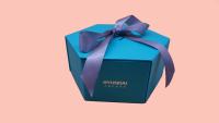China Double Flaps Luxury Rigid Boxes , Hexagon Gift Box Offset PMS UV Printing for sale