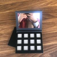 China ISO FSC Cosmetic Packing Box , Spot UV Eyeshadow Makeup Box with mirror for sale