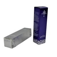 China Folded Makeup Packaging Boxes with Holographic Mylar Metal Paper Material for sale