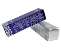 China Folded Makeup Packaging Boxes with Holographic Mylar Metal Paper Material for sale