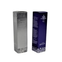China Folded Makeup Packaging Boxes with Holographic Mylar Metal Paper Material for sale