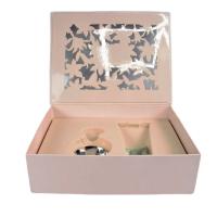 China Rigid Recycled Paper Gift Box With Window, Papercard Laminate Blister Tray ROHS ISO14001 ISO9001 Certificate for sale