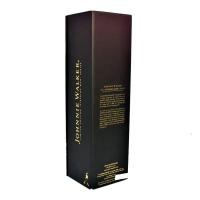 China Black Wine Bottle Packaging Boxes With UV Print Gold Foil Stamping Embossing for sale