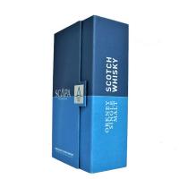 China Double Flaps Closure Wine Gift Box Packaging PS Tray Laminate Cardboard Material for sale