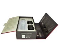 China Double Flaps Rigid Wine Packing Boxes With PS Blister Tray OEM, Soy ink printing for sale