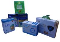 China Gold Silver Paper Food Boxes Recyclable , Food Grade Packaging For Soft Drinks 16x11x6cm for sale