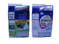 China Gold Silver Paper Food Boxes Recyclable , Food Grade Packaging For Soft Drinks 16x11x6cm for sale