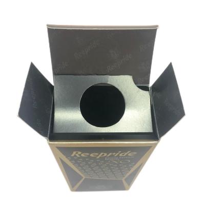 China FSC Wine Packing Boxes , Cardboard Wine Packaging Gold Foil Stamping for sale