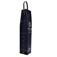 China FSC Wine Packaging Box With Handle Special Leather Paper with UV printing for sale
