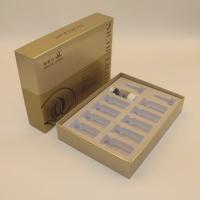 China Custom Skincare Packaging Boxes With EVA and Flocking Insert C1S 1200g CCNB Material for sale