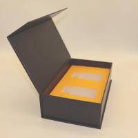 China Folding Rigid Magnetic Gift Box and Packaging For Candy, material greyboard and coated paper for sale