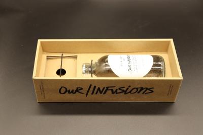 China FSC Recyclable Wine Packing Boxes Kraft Corrugated With Elastic Band, Display Box , Eco-friendly Packaging Box for sale