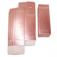 China Folding Lotion Packaging Boxes , Cosmetic Packaging Box FSC ISO14001 certificate for sale