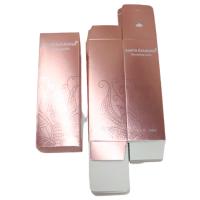 China Folding Lotion Packaging Boxes , Cosmetic Packaging Box FSC ISO14001 certificate for sale