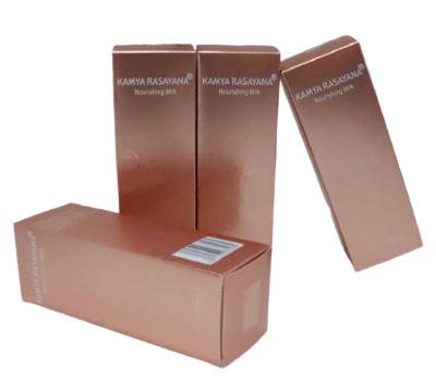China Folding Lotion Packaging Boxes , Cosmetic Packaging Box FSC ISO14001 certificate for sale