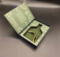 China Book Paper Box Of Wine Bottles EVA Foam tray with Ribbon pull tabs ODM for sale