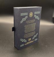 China Book Paper Box Of Wine Bottles EVA Foam tray with Ribbon pull tabs ODM for sale