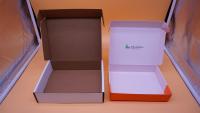 China FSC Pizza Sustainable Shipping Boxes , Mailer Box With 400g C1S Material CMYK PMS Printing for sale
