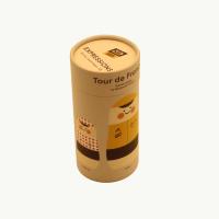 China Kraft Eco Friendly Paper Tube Packaging With 4C Printing Matt Varnish for sale