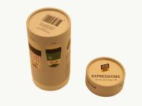 China Kraft Eco Friendly Paper Tube Packaging With 4C Printing Matt Varnish for sale