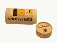 China Kraft Eco Friendly Paper Tube Packaging With 4C Printing Matt Varnish for sale
