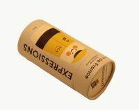 China Kraft Eco Friendly Paper Tube Packaging With 4C Printing Matt Varnish for sale