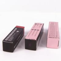China Die Cut Cosmetic Packing Box , Custom Lipstick Packaging Boxes ROHS ISO Certificate for sale