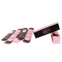 China Pink Custom Lipstick Boxes Glossy Lamination 375g Silver Card Paper Material, Cosmetic packaging and boxes for sale
