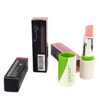China Pink Custom Lipstick Boxes Glossy Lamination 375g Silver Card Paper Material, Cosmetic packaging and boxes for sale