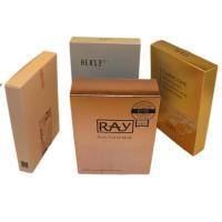 China Embossing Cosmetic Packing Box CMYK Printing UV Print Art Paper Material, Beauty Care, foled box for sale